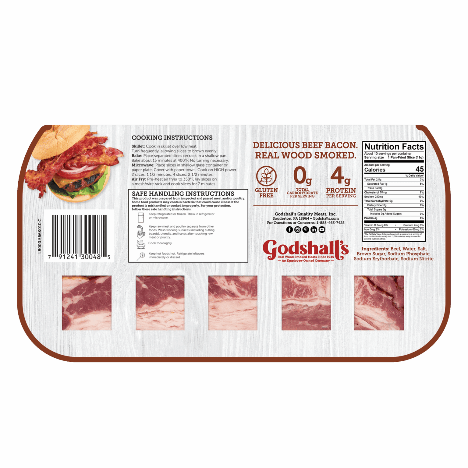 Beef Bacon - Godshall's