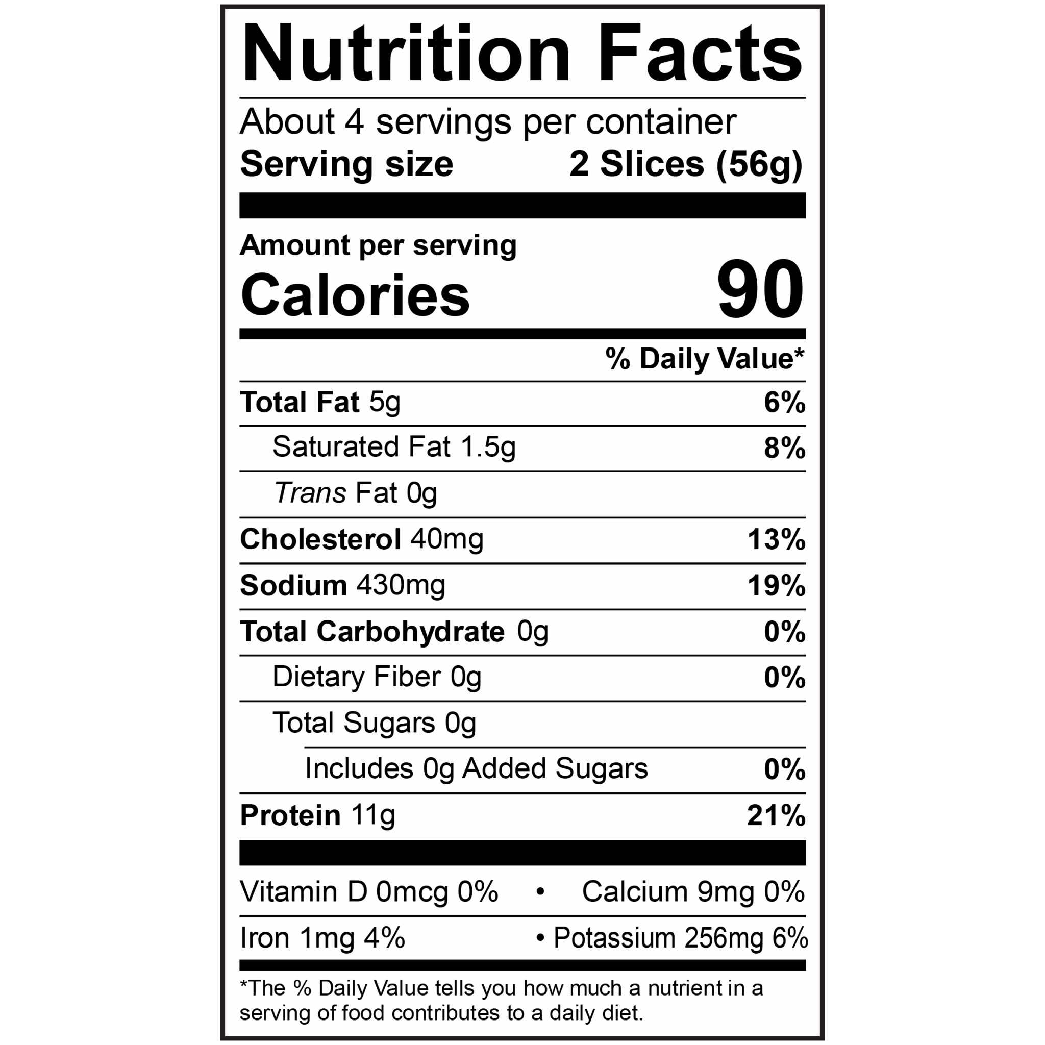 Uncured Canadian Turkey Bacon - Godshall's - Real Wood Smoked Meats ...